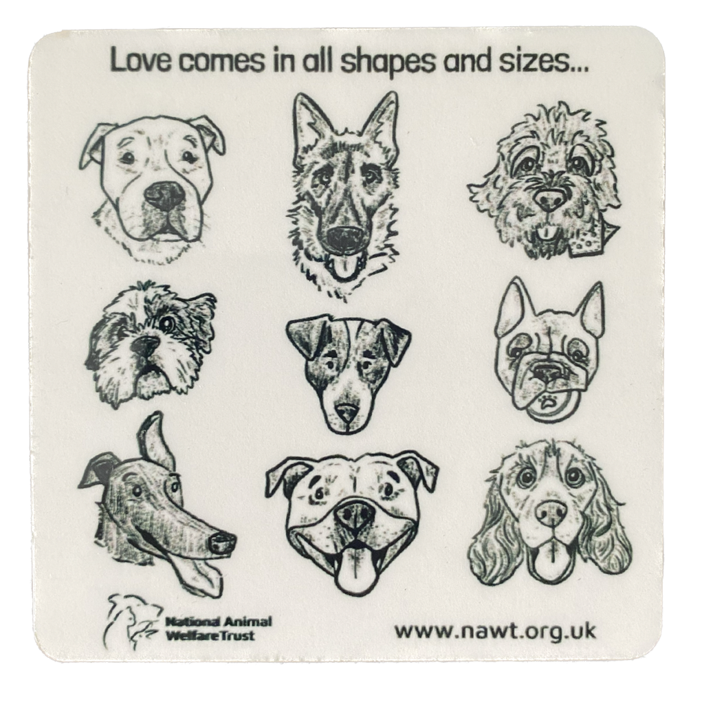 NAWT Doodle Design Coaster – National Animal Welfare Trust